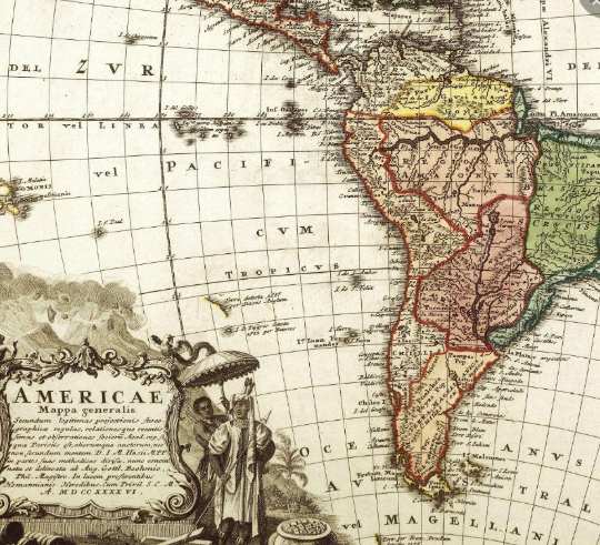 Americas Antique Map Print- Old world map- Vintage Map-High quality Re ...