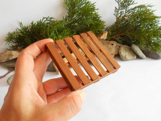 Mini pallet coaster- miniature pallet 1/12 scale from real pine wood ...